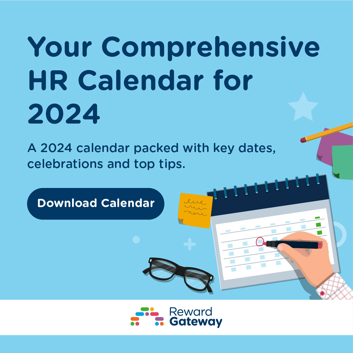 Your Comprehensive HR Calendar for 2024 | Reward Gateway